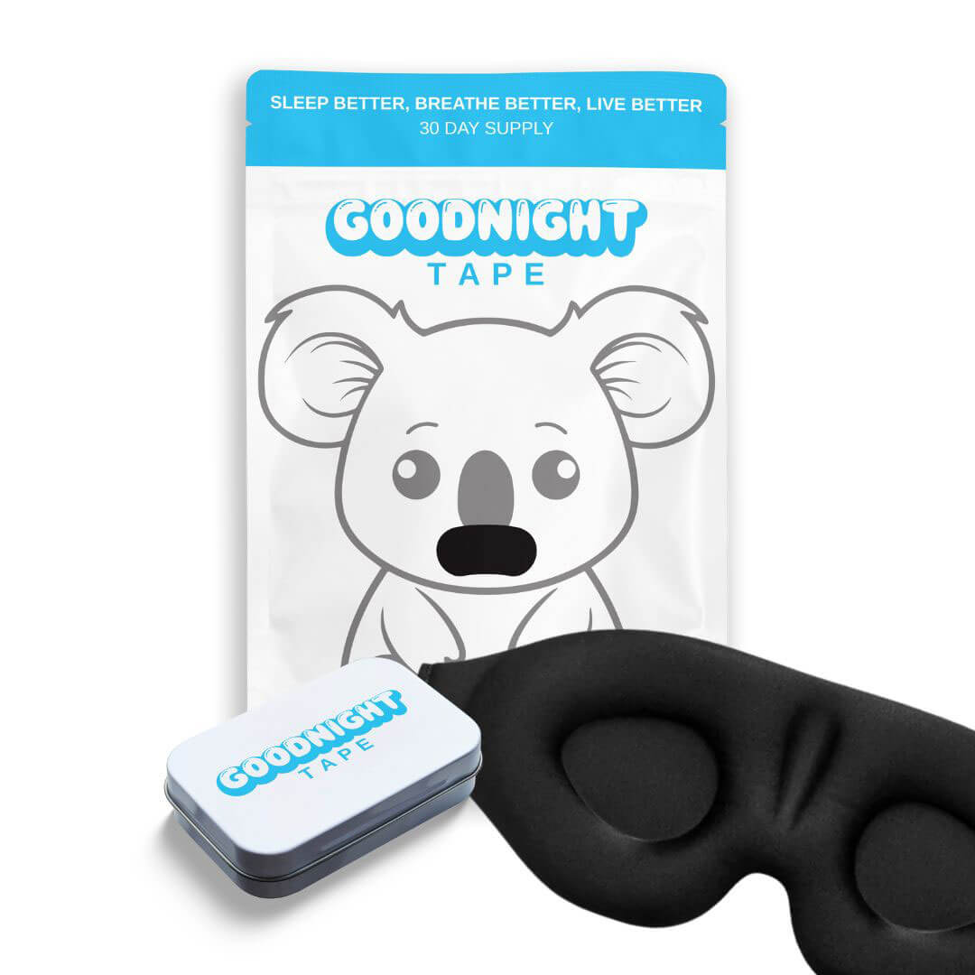 Goodnight Tape | Premium Hypoallergenic Mouth Tape & Nose Strips