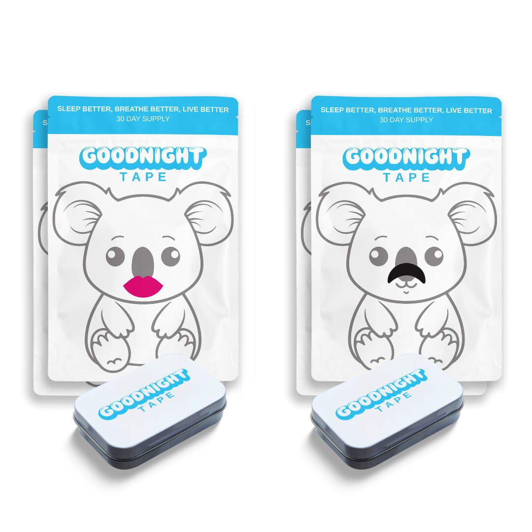 Goodnight Tape | Premium Hypoallergenic Mouth Tape & Nose Strips