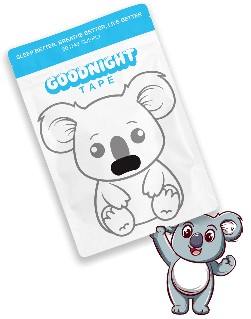 Goodnight Tape | Premium Hypoallergenic Mouth Tape & Nose Strips