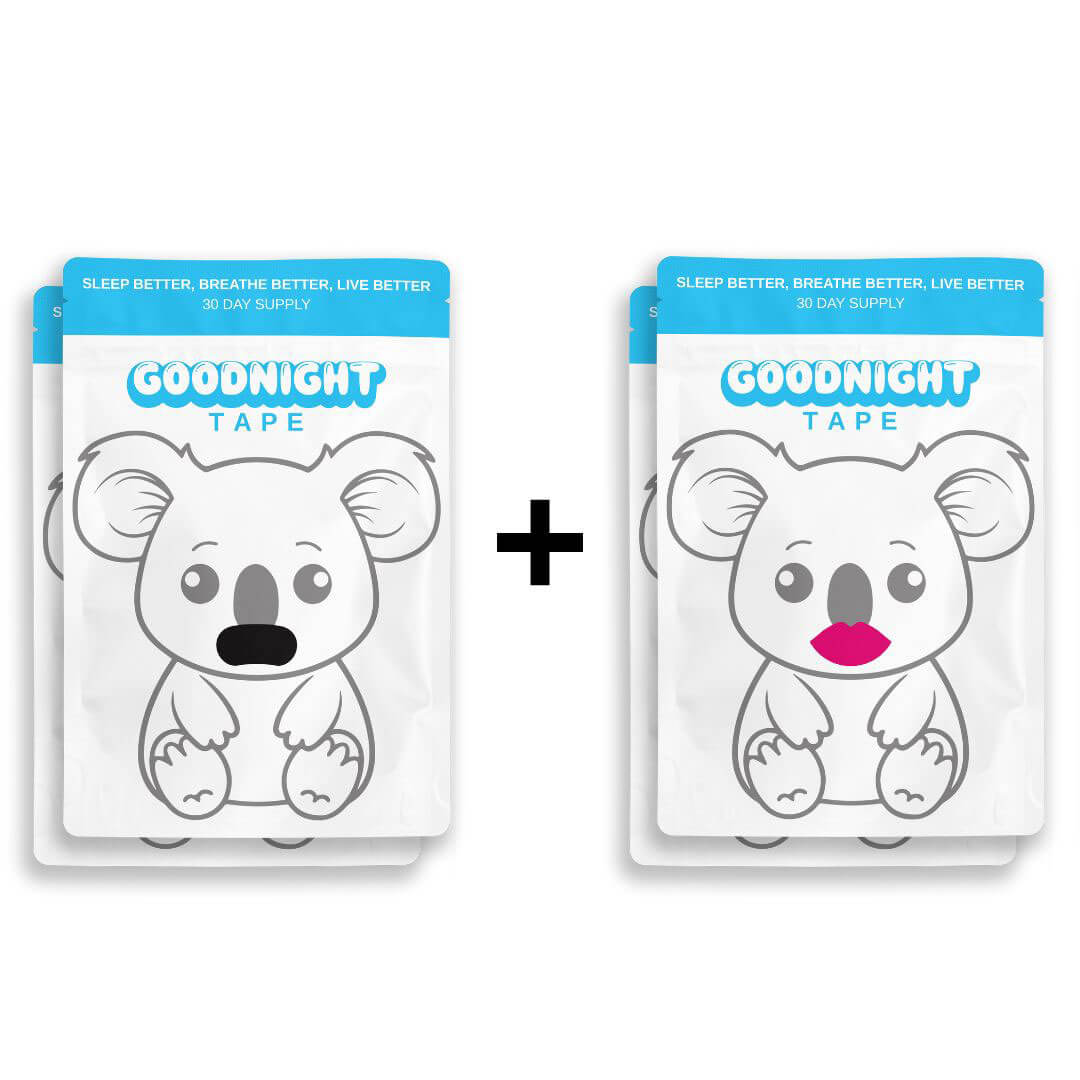 Goodnight Tape | Premium Hypoallergenic Mouth Tape & Nose Strips